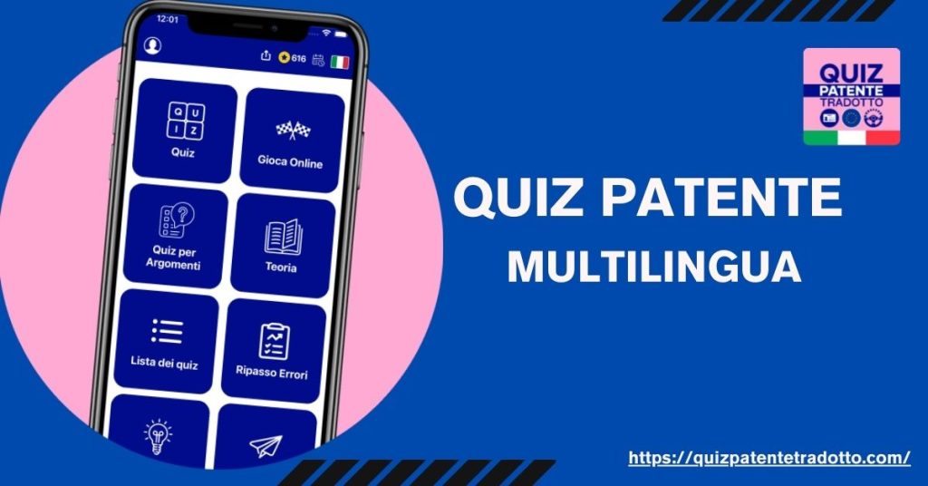 Quiz Patente Multilingua – Il tuo compagno ideale per superare l'esame di guida